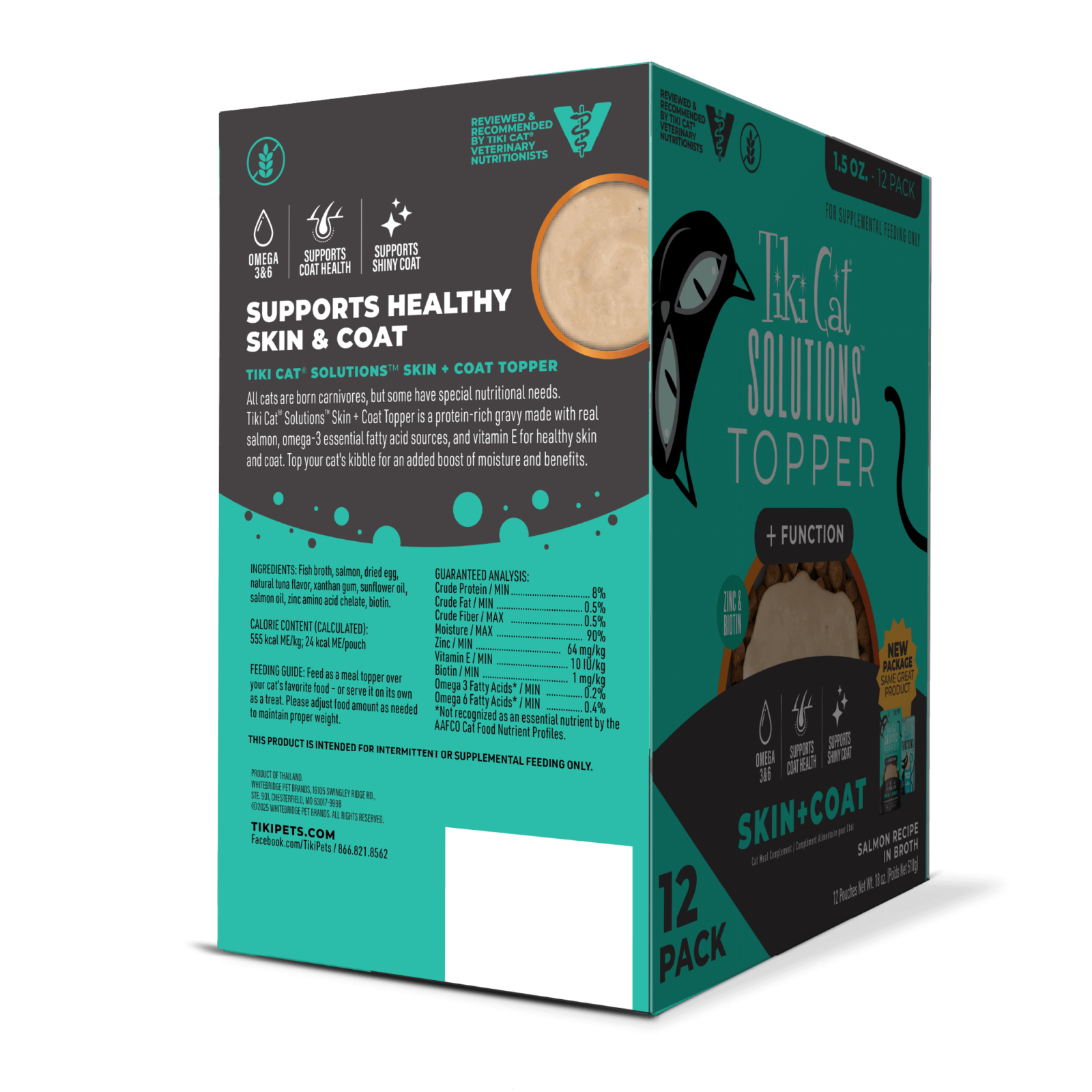 Topper: Salmon Recipe in Broth - Tiki Pets